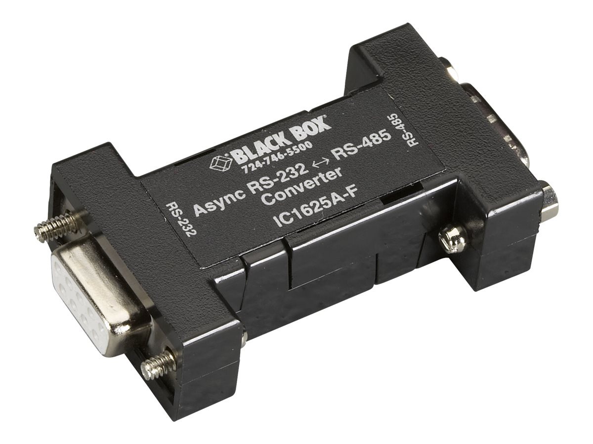 Black Box Async RS-232 RS-485 Interface Converter - serial adapter - RS-232 - IC1625A-F ...