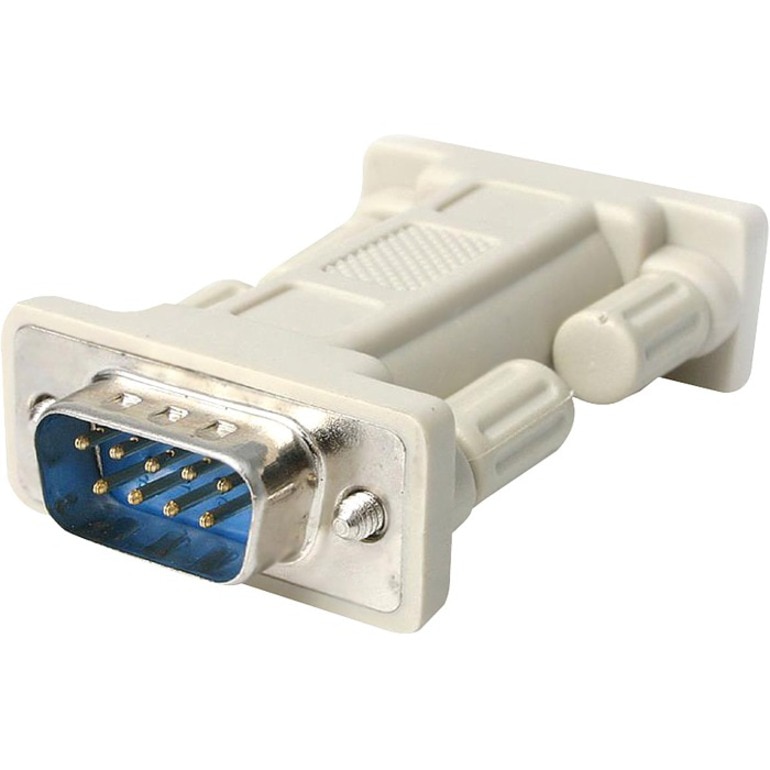 StarTech.com DB9 RS232 Serial Null Modem Adapter - M/M - RoHS - NM9MM - Cable Connectors - CDW.com