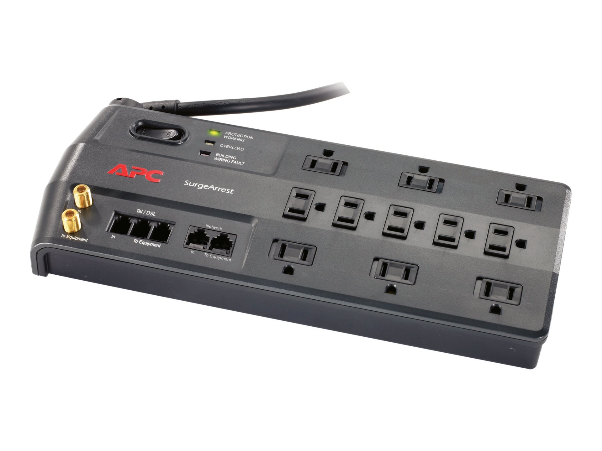 APC® SurgeArrest Performance Surge Suppressor Surge Strip, 11 outlets ...