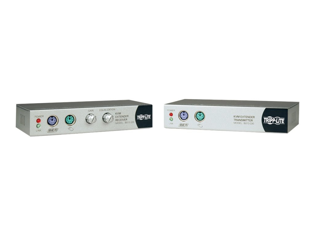 Tripp Lite VGA KVM Console Extender over Cat5 UTP for USB & PS/2 device ...