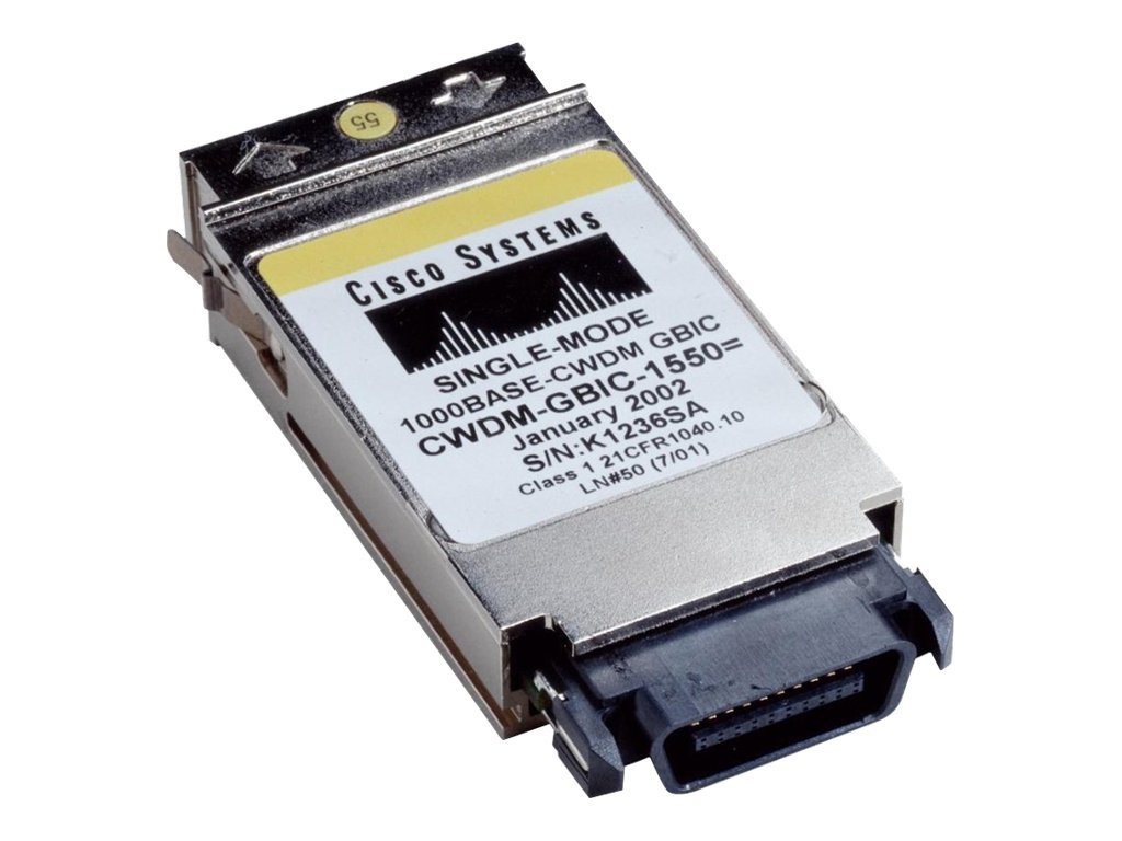 Cisco - GBIC transceiver module - GigE - CWDM-GBIC-1550= - Network ...