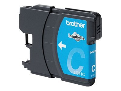 Brother LC61-C - cyan - original - ink cartridge - LC61C - Inkjet ...
