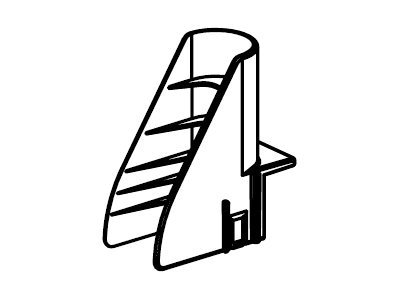 Panduit rack cable management kit (waterfall) - CMWW - Cable Management ...