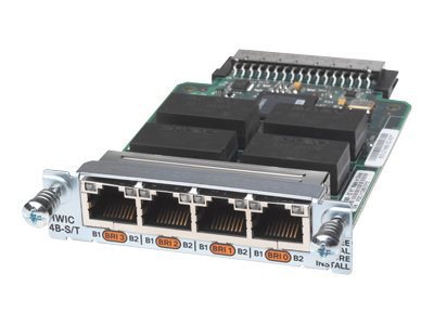 Cisco High-Speed 4-Port ISDN BRI S/T - voice / fax module - BRI ST ...