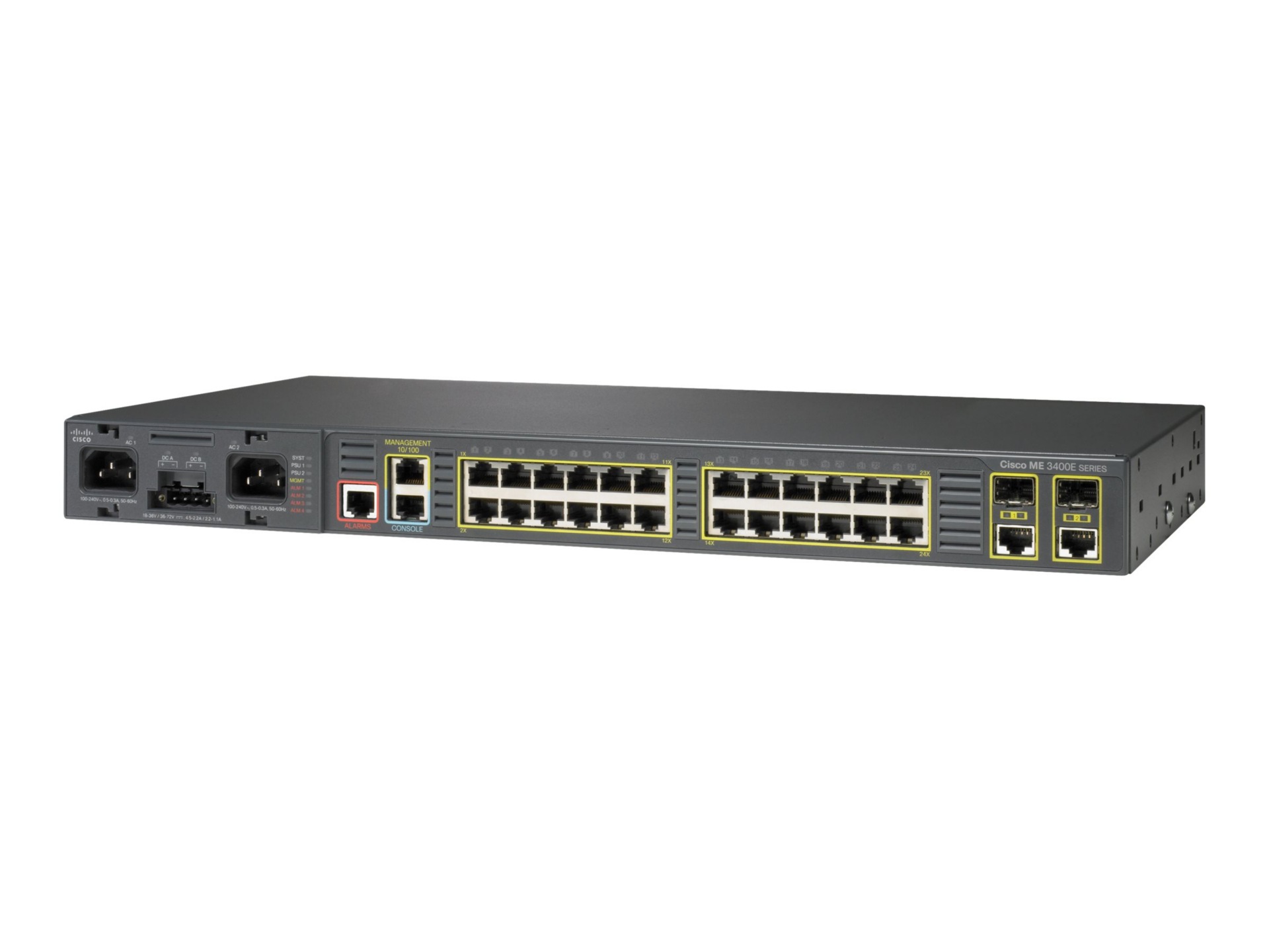 Cisco ME 3400E-24TS - switch - 24 ports - managed - rack-mountable - ME ...