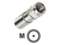 IDEAL RG-6 Reg/Tri/Quad Compression F-Connector - coaxial RF connector ...