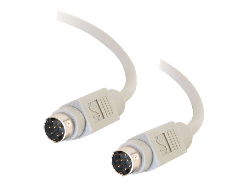 C2G 8 Pin Mini DIN Serial RS232 Cable - M/M - 02318 - Laptop Chargers ...