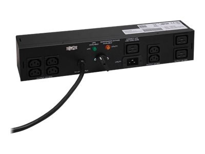 Tripp Lite PDU Dual Source w/ Hot Swap 200-240V 16A C13 C19 8 Outlet 2U ...