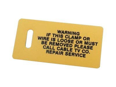 Panduit Network Building Ground Tag cable tag - PT-TGND - Racks ...