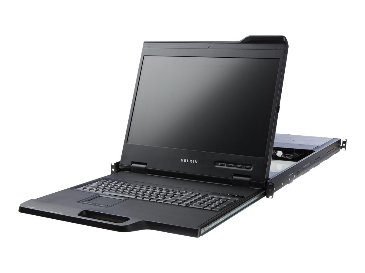 Belkin 19" Widescreen Rack-Mount Console with 8-Port PRO3 KVM Switch
