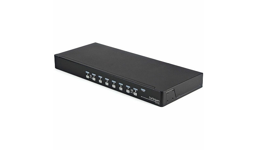 StarTech.com 8 Port 1U Rackmount USB KVM Switch Kit with OSD and Cables ... StarTech.com 8 Port 1U Rackmount USB KVM Switch Kit with OSD and Cables ...