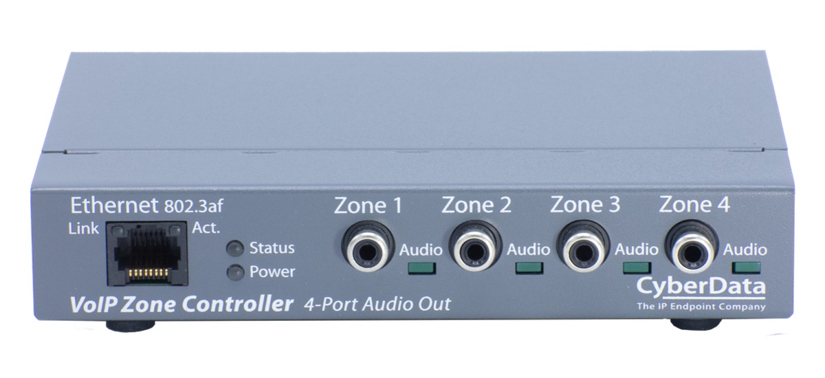 CyberData VoIP 4-Port SIP Paging Zone Controller - 011171
