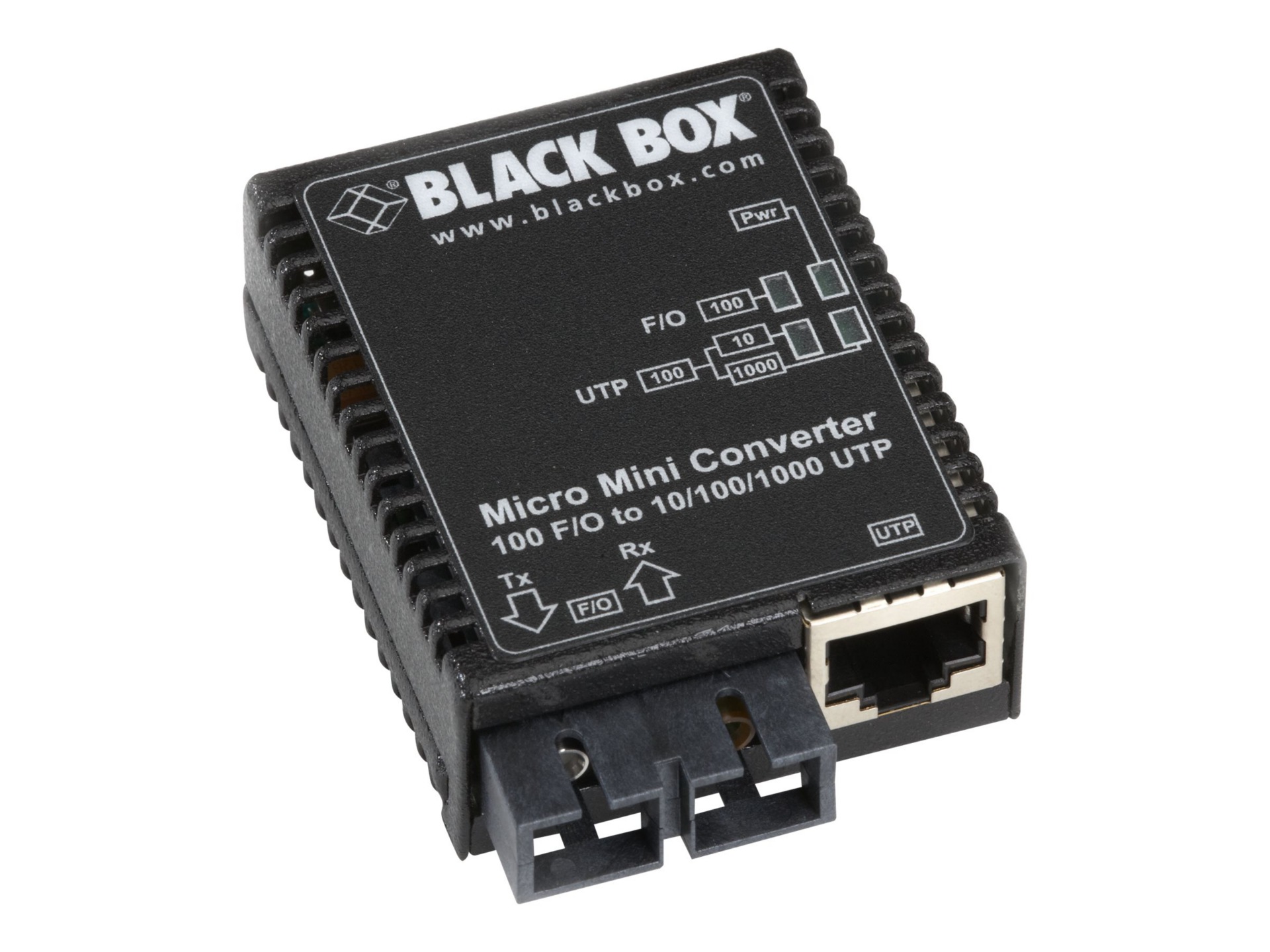 Black Box Micro Mini Media Converter - fiber media converter - 10Mb LAN ...