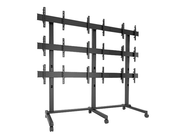 Chief Fusion Large 3x3 Freestanding Video Wall Mobile TV Cart - For 42 ...
