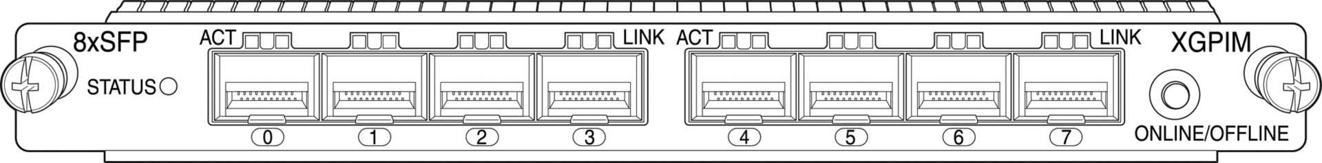 Juniper Networks - expansion module - SRX-GP-8SFP - Transceiver Modules ...