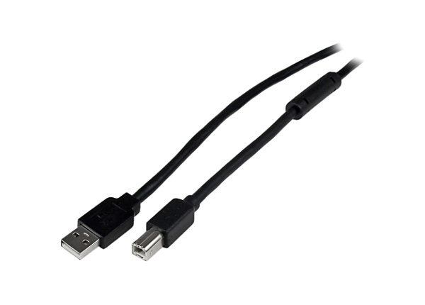 StarTech.com 20m / 65ft Active USB 2.0 A to B Cable - M/M - USB2HAB65AC ... StarTech.com 20m / 65ft Active USB 2.0 A to B Cable - M/M - USB2HAB65AC ...