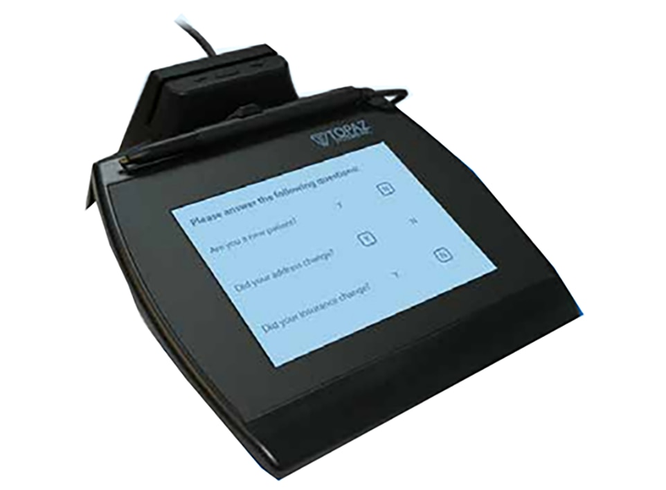 Topaz Systems SignatureGem LCD Electronic Capture Pad - TM-LBK766SE-HSB ...