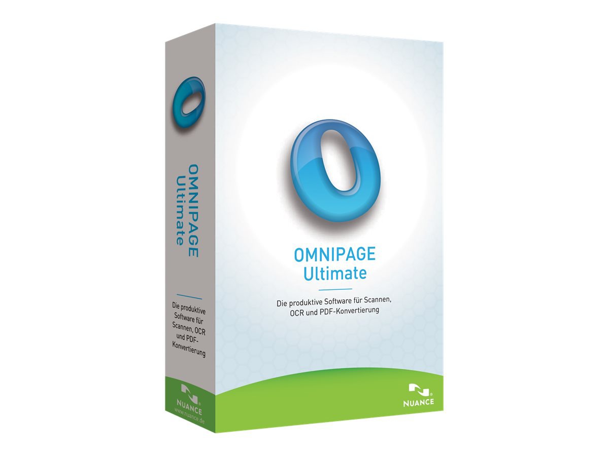 Kofax OmniPage Ultimate - box pack - 1 user - E709A-F00-19.0 - Business Applications - CDW.com