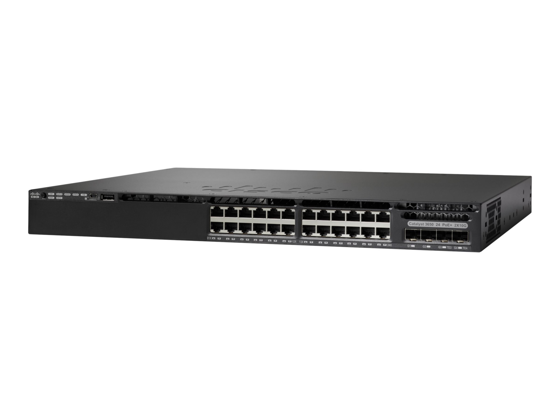 Cisco Catalyst 3650-24PS-L - switch - 24 ports - managed - rack ...