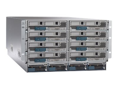 Cisco UCS 5108 Blade Server Chassis - rack-mountable - 6U - up to 8 ...