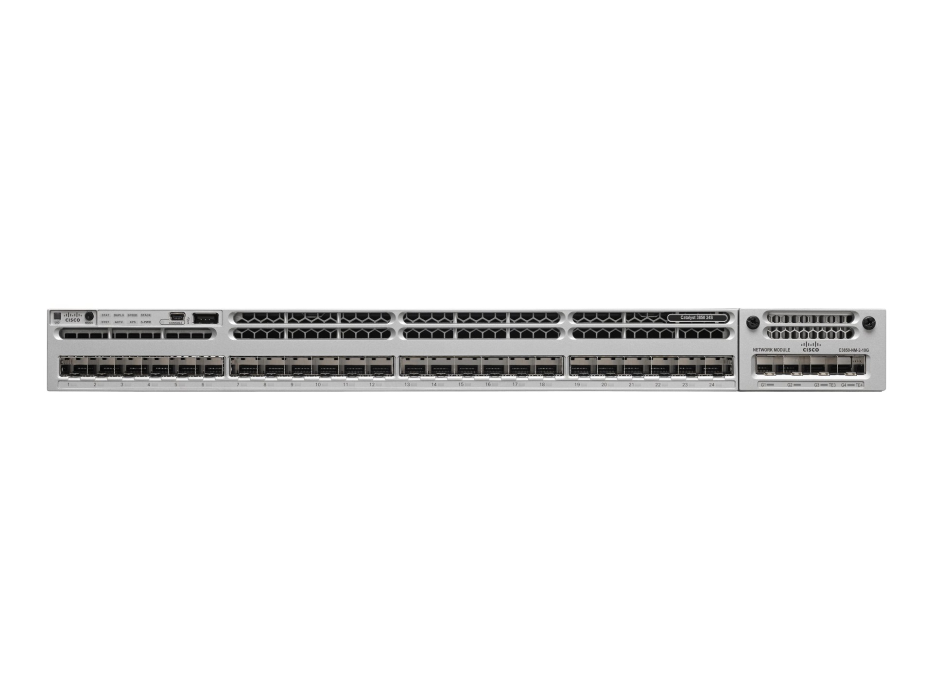 Cisco Catalyst 3850-24S-S - switch - 24 ports - managed - rack ...