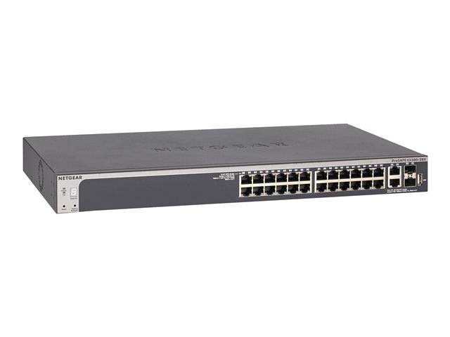 NETGEAR 28-Port Smart Managed Pro Switch 24GbE, SFP+, 10GBASE-T ...