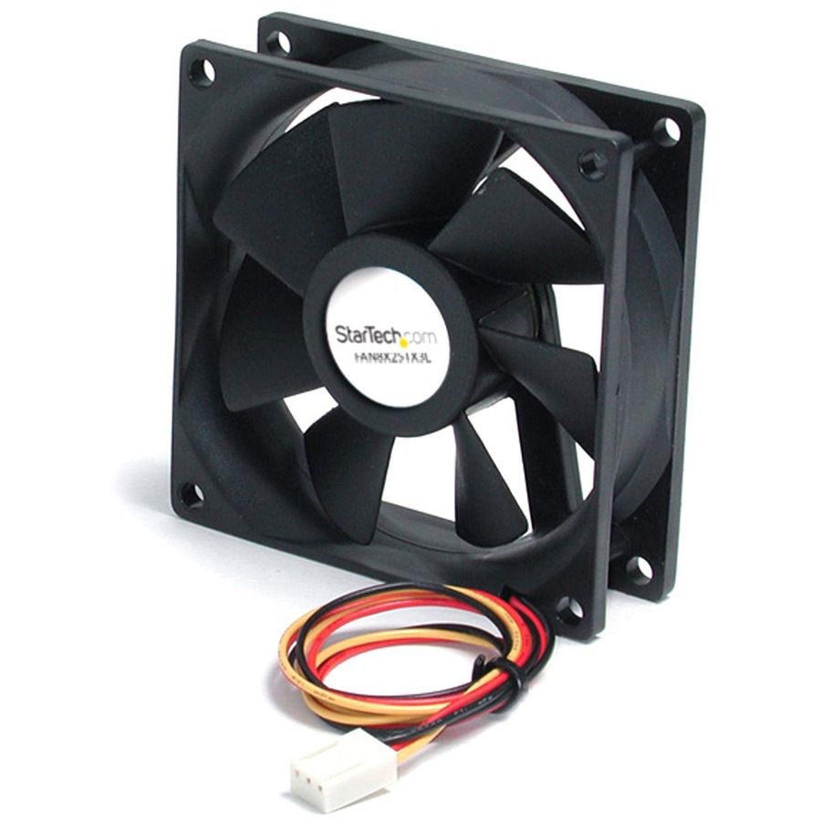 StarTech.com 80x25mm Ball Bearing Quiet Computer Case Fan w/ TX3 ...