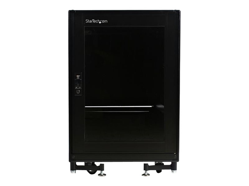 StarTech.com 15U 19in Black Server Rack Cabinet with Fans - Rack - 15U ...