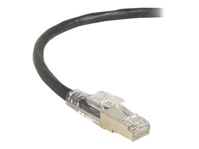 Black Box GigaTrue 3 patch cable - TAA Compliant - 7 ft - black - C6APC80S-BK-07 - Cat 6 Cables ...