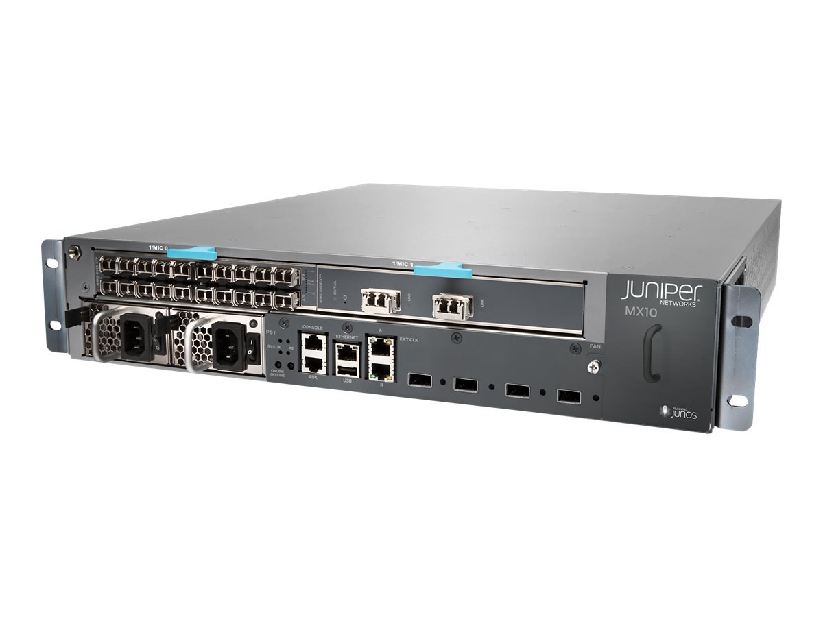 Juniper Networks MX-series MX10 - router - rack-mountable - MX10-T-DC