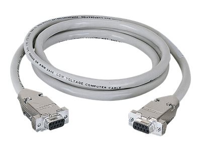 Black Box 10ft RS232 DB9 F/F Straight Through Shielded Serial Cable, 10' - EDN12H-0010-FF ...