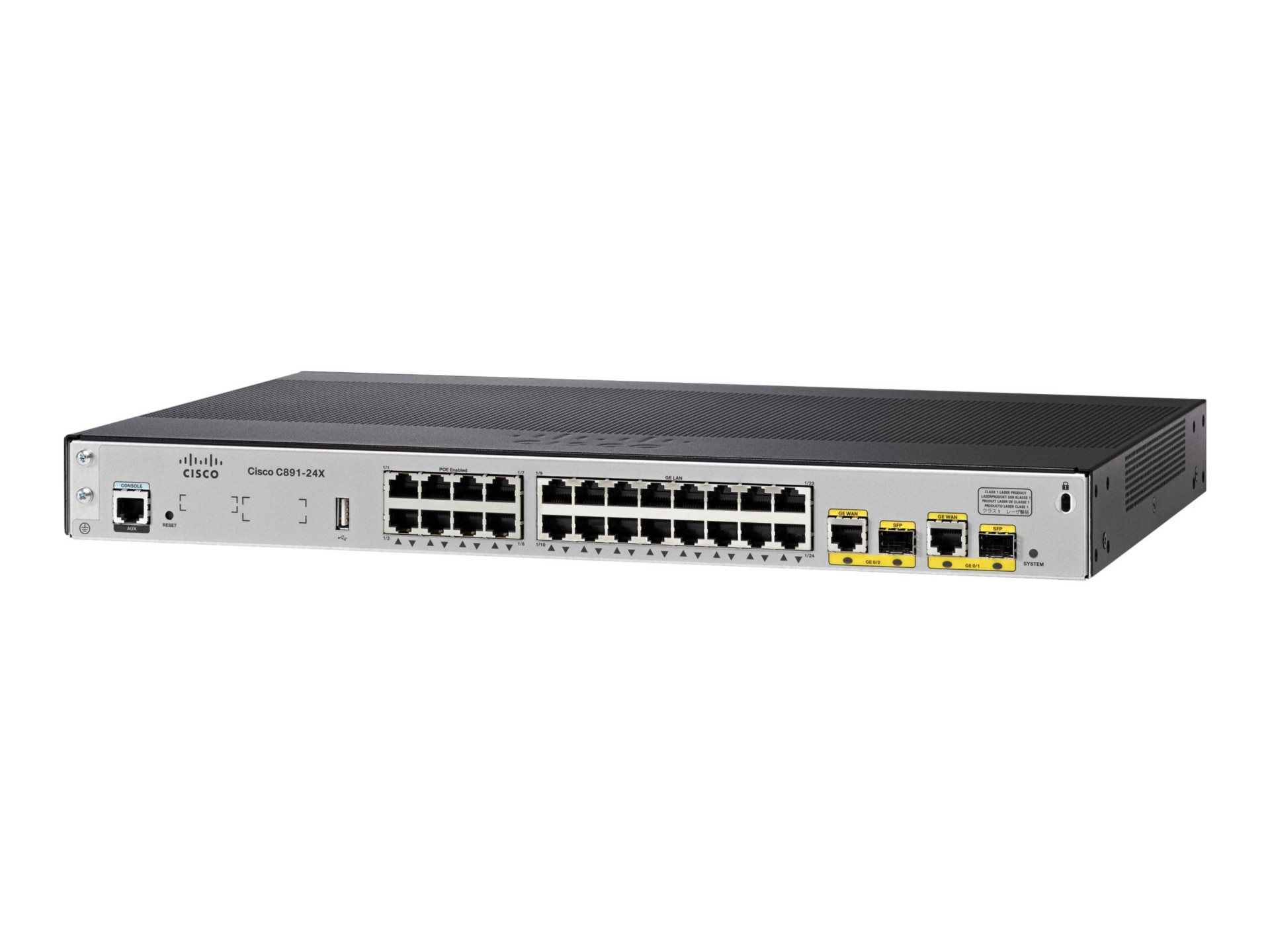 Cisco 891-24X - router - desktop, rack-mountable - C891-24X/K9 ...