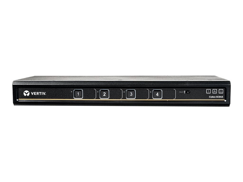 Vertiv Cybex SC845 Secure Desktop KVM Switch | 4 Port | DVI-I | CAC ...