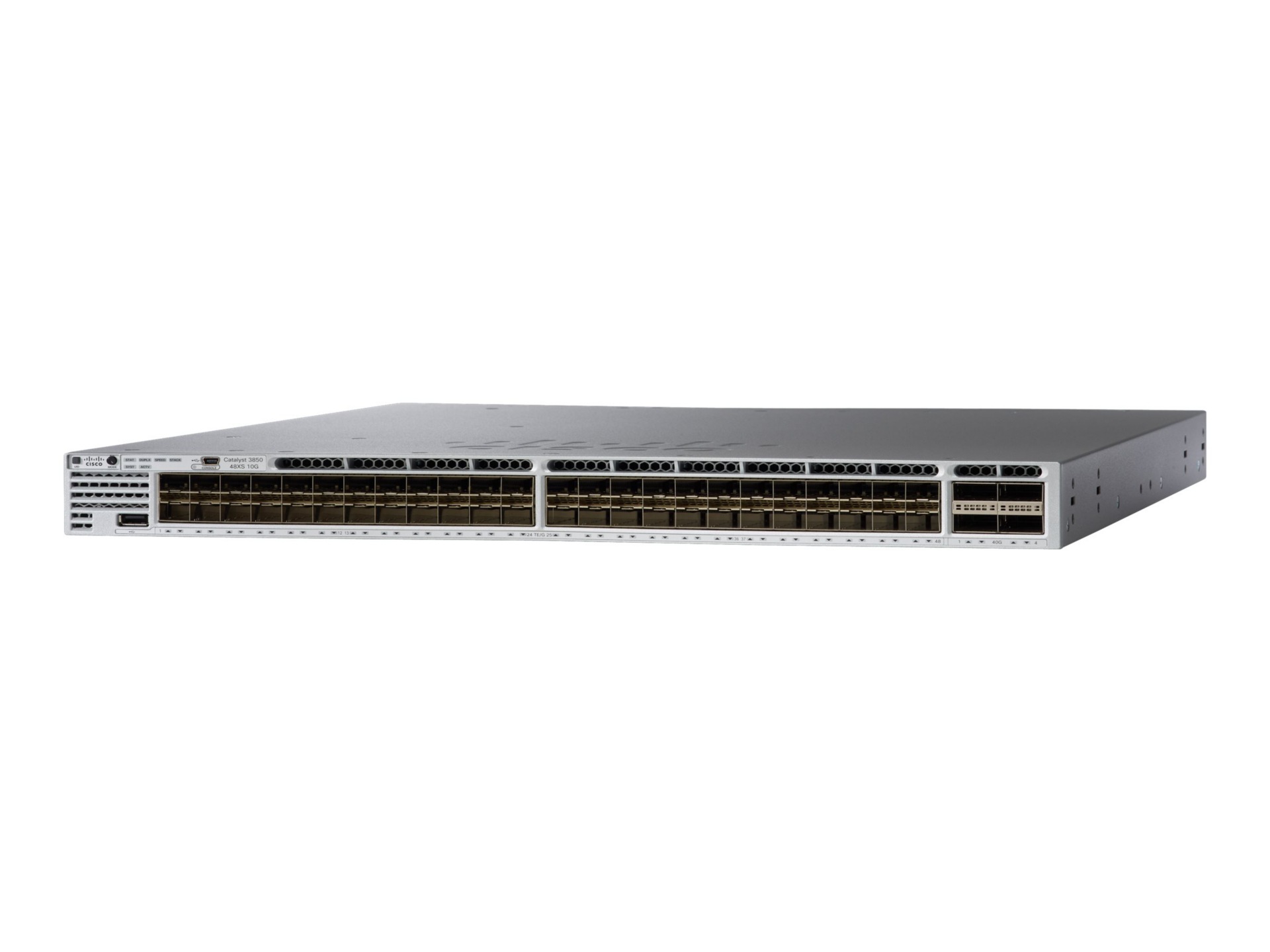 Cisco Catalyst 3850-48XS-E - switch - 48 ports - managed - rack-mountable - WS-C3850-48XS-E