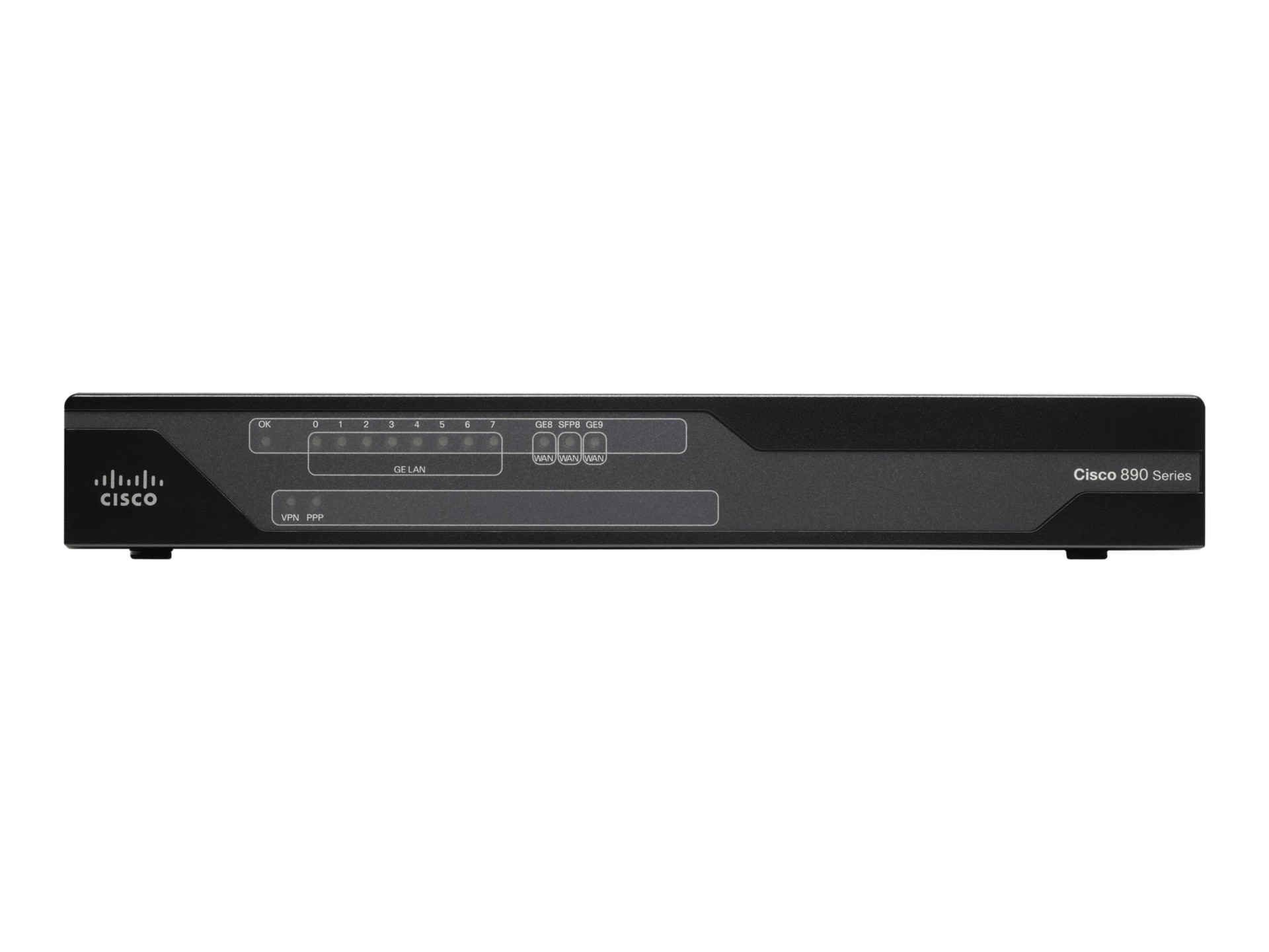 Cisco 891F - router - ISDN/Mdm - desktop, rack-mountable - C891F-K9-RF ...