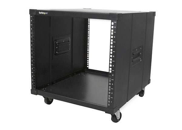 StarTech.com Portable Server Rack with Handles - Rolling Cabinet - 9U ... StarTech.com Portable Server Rack with Handles - Rolling Cabinet - 9U ...