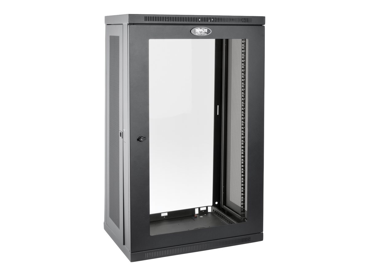 Tripp Lite 21U Wall Mount Rack Enclosure Cabinet w/Clear Acrylic Door ...