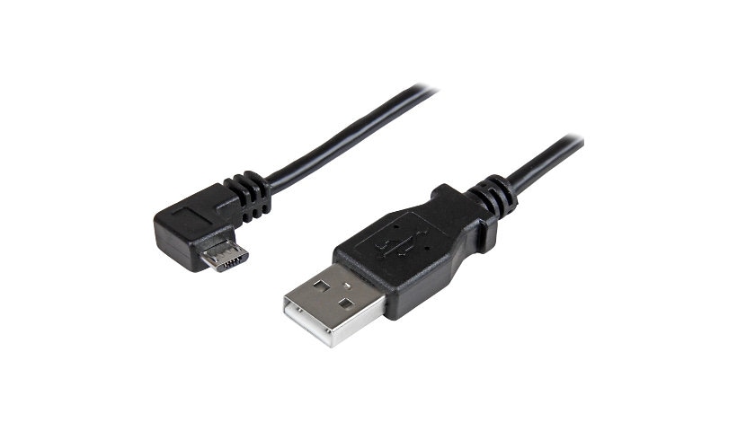 StarTech.com 2m 6 ft Right Angle Micro-USB Charge and Sync Cable M/M ... StarTech.com 2m 6 ft Right Angle Micro-USB Charge and Sync Cable M/M ...