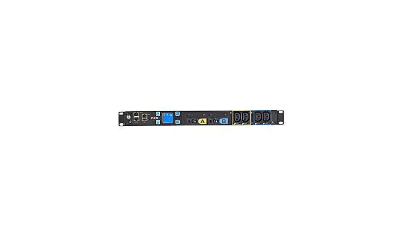Eaton Metered Input Rack PDU 5.76 kW max 200-240V 24A 1U Single-Phase ... Eaton Metered Input Rack PDU 5.76 kW max 200-240V 24A 1U Single-Phase ...