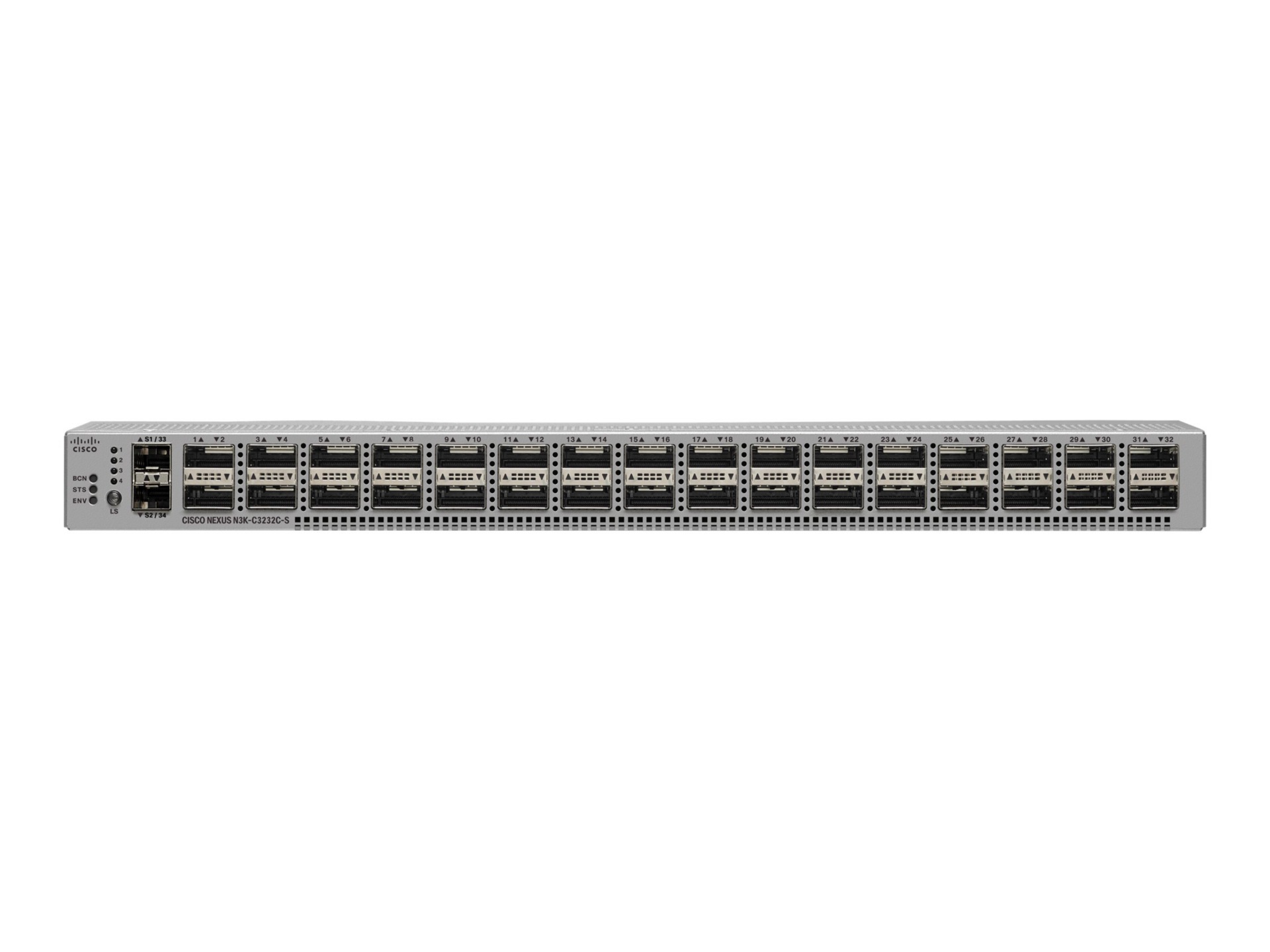 Cisco ONE Nexus 3232C - switch - 32 ports - rack-mountable - C1-N3K ...