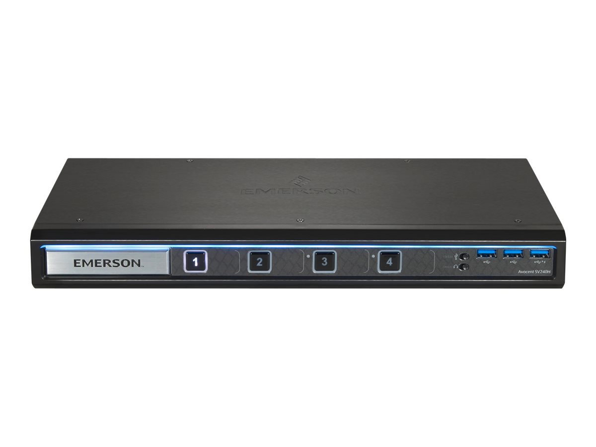 Vertiv Avocent KVM Switch 4-Port HDMI 4K Ultra HD, Desktop - SV240H ...