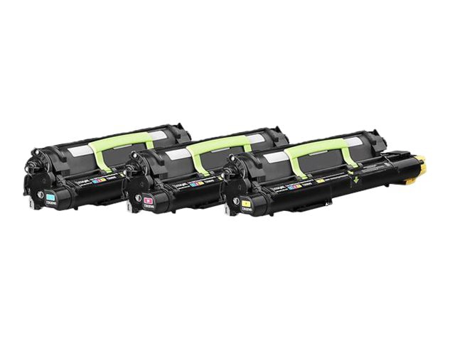 Lexmark - 3-pack - yellow, cyan, magenta - original - developer kit ...