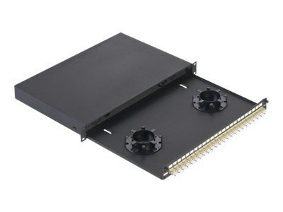 Panduit Opticom Pre-Loaded Fiber Drawers - fiber-optic splice box - 1U ...