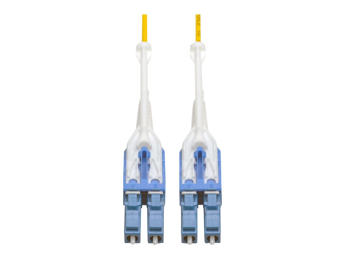 Eaton Tripp Lite Series Duplex Singlemode 9/125 Fiber Patch Cable (LC/LC), Push/Pull Tabs, 3 m ...