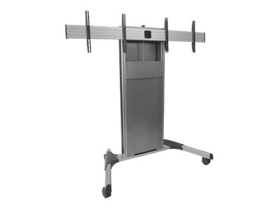 Chief Fusion X-Large Ultrawide TV Cart - For Displays 55-100" - Silver ...