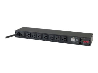 APC by Schneider Electric Rack PDU, Metered, 1U, 20A, 120V, (8) 5-20 - AP7801B - Power Strips ...