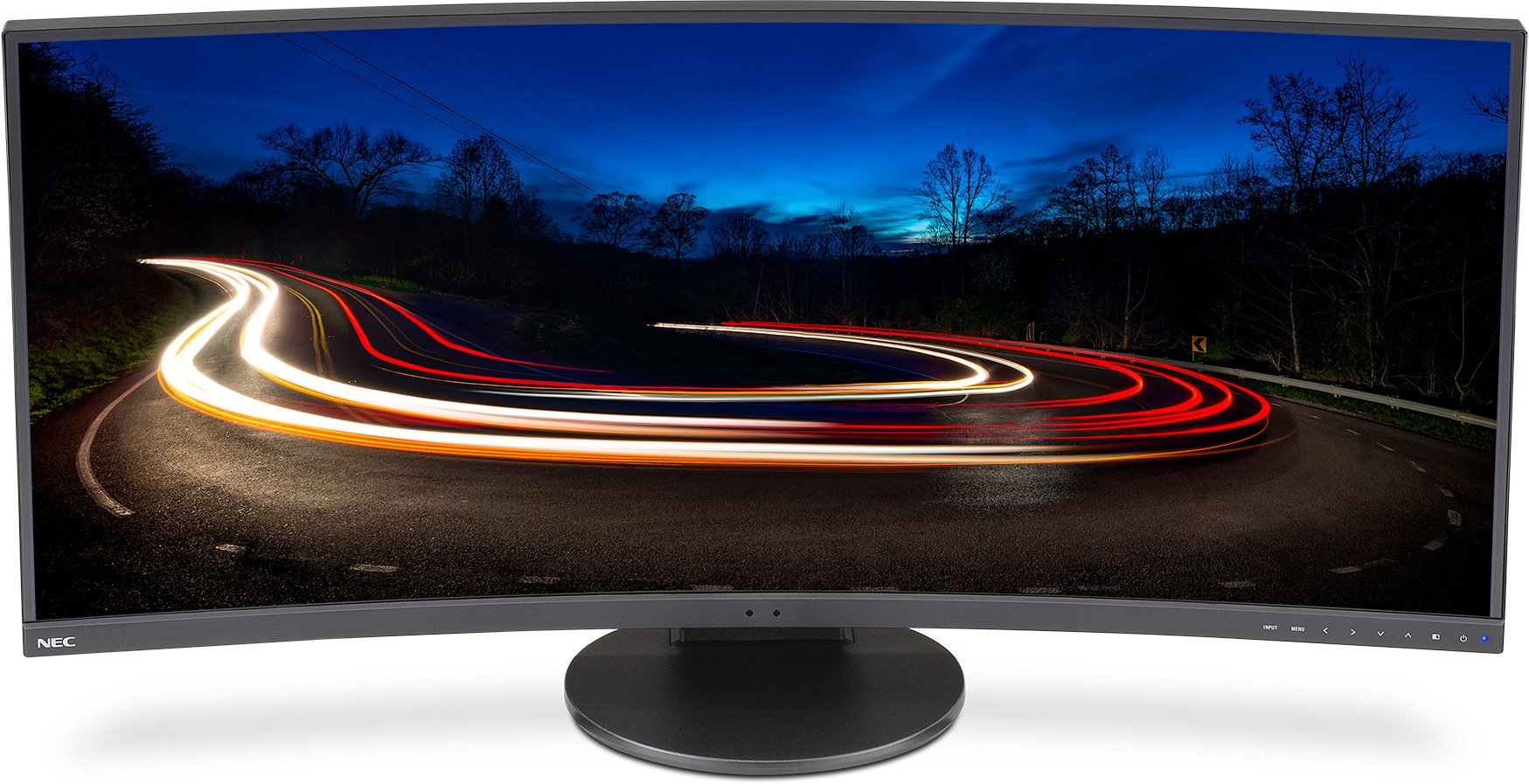NEC MultiSync EX341R-BK - LED monitor - curved - 34" - EX341R-BK ...