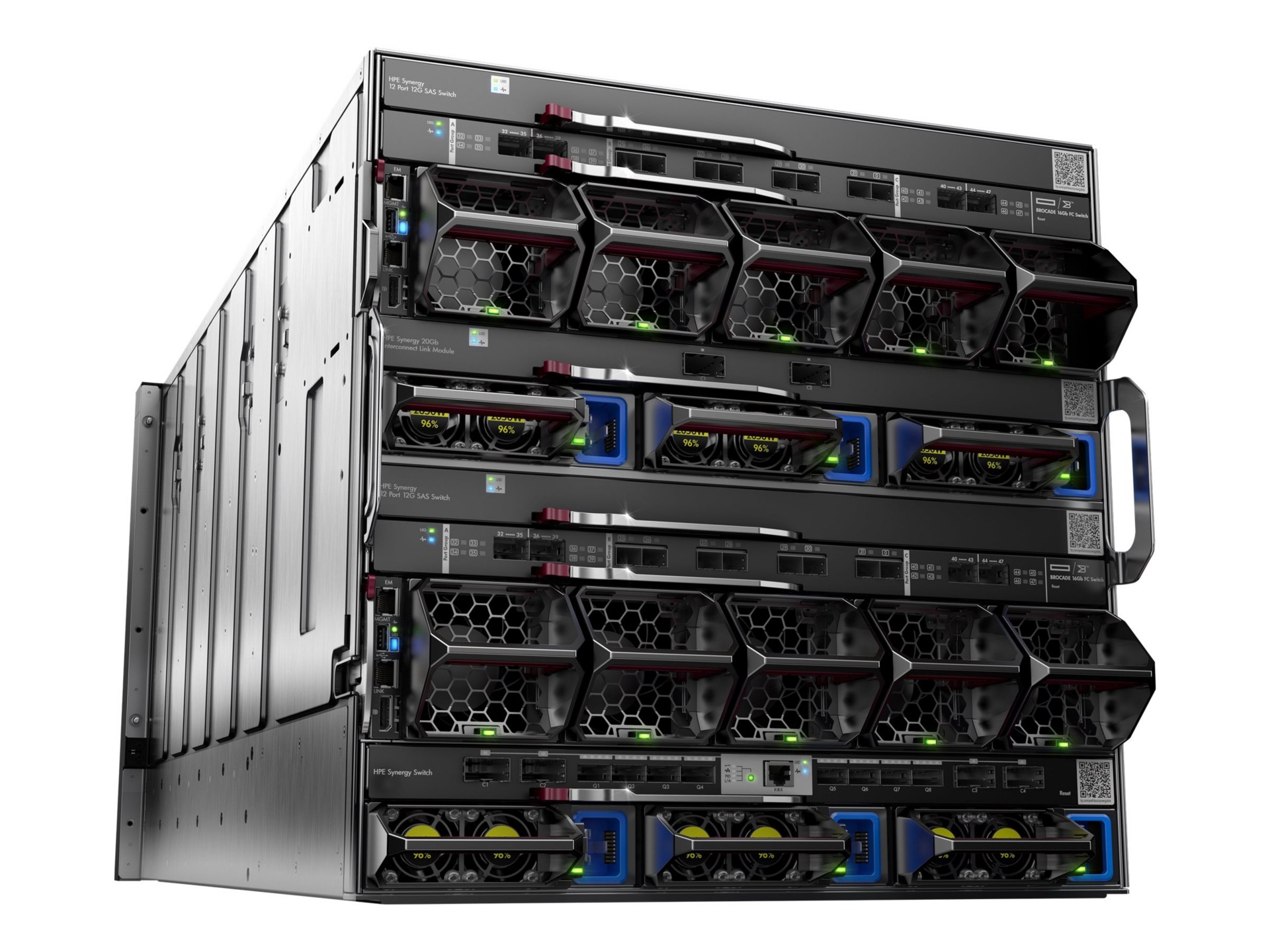 HPE Synergy 12000 Frame - rack-mountable - 10U - up to 6 blades