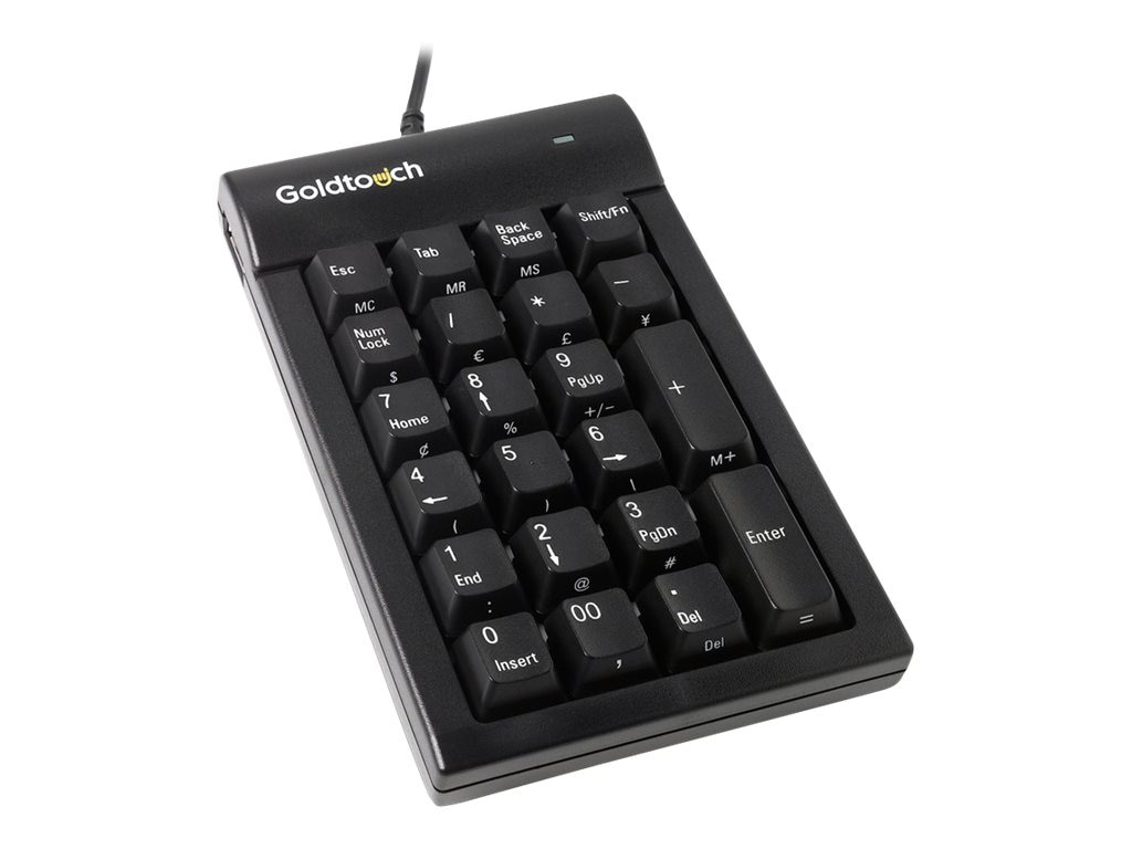 Goldtouch USB Numeric Keyboard - keypad - black - GTC-0077 - Keyboards ...
