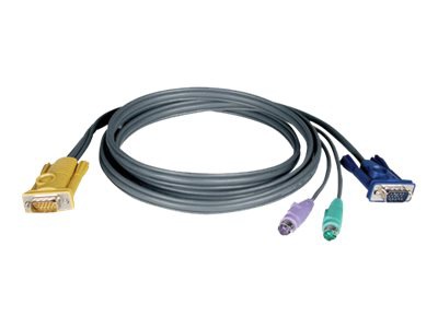 Tripp Lite 10ft PS/2 Cable Kit for KVM Switch 3-in-1 B020 / B022 Series ...